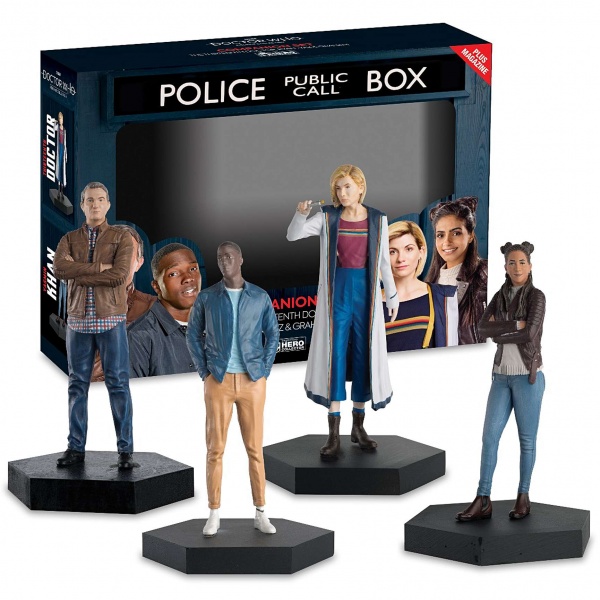 Doctor Who Companion Figure Set The Thirteenth Doctor, Ryan, Yaz ...