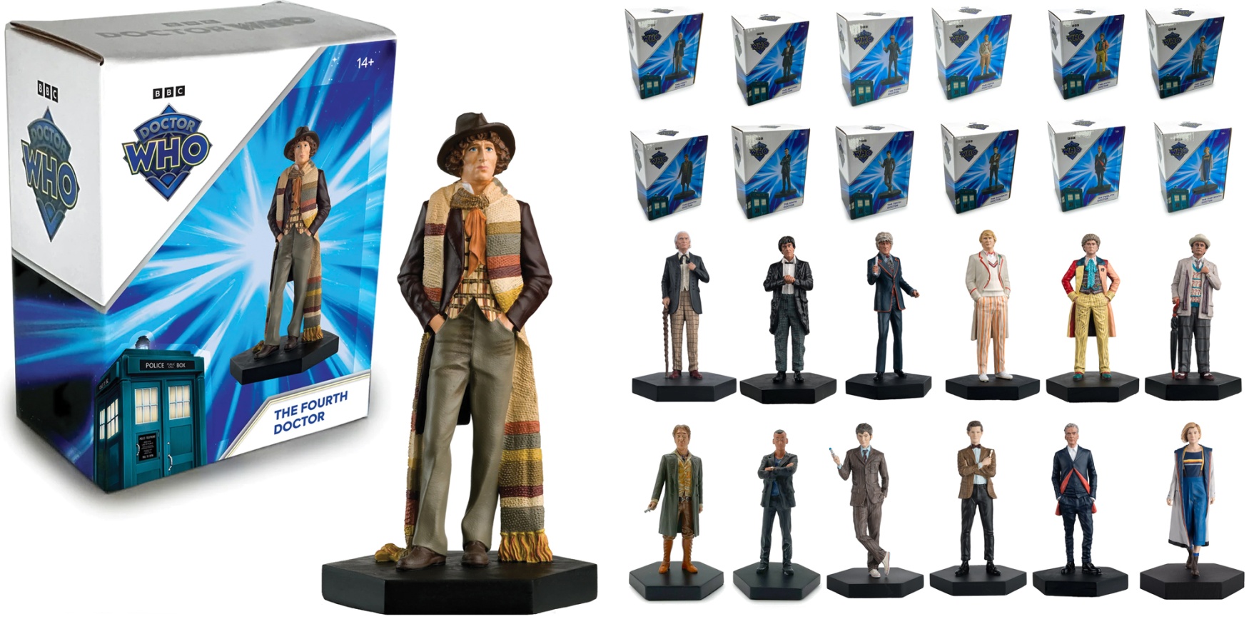 Full Set of 14 Doctor Who Reproduced Figures in New Packaging - Serving ...