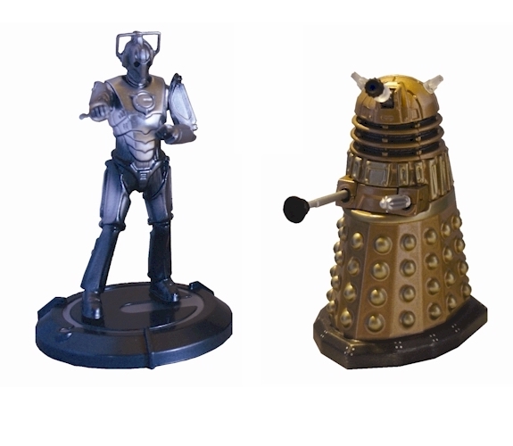 Doctor Who Gold Dalek & Cyberman Diecast Twin Pack - Serving Who fans ...
