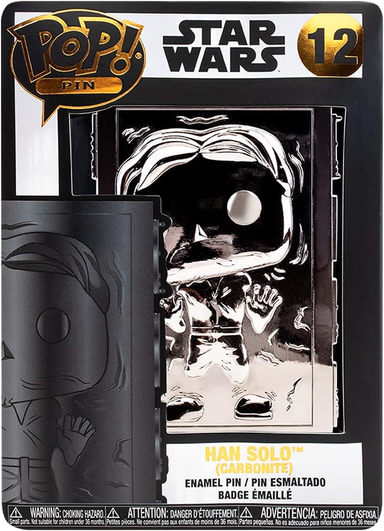 Star Wars Funko POP! Enamel Pin Han Solo In Carbonite - Serving Who ...