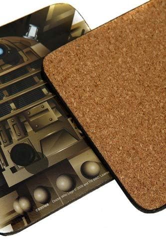 Doctor Who Official Cork Backed Coasters 4 Different Designs - Serving ...