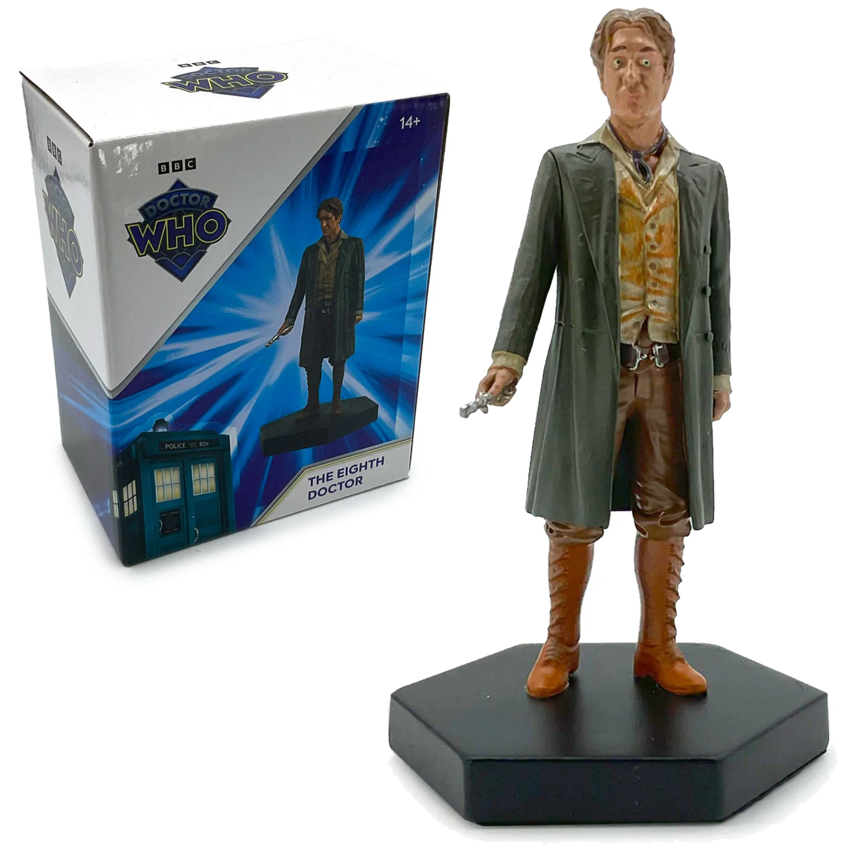 Doctor Who 8th Doctor Paul McGannFigure Eaglemoss Boxed Model Issue #60 ...