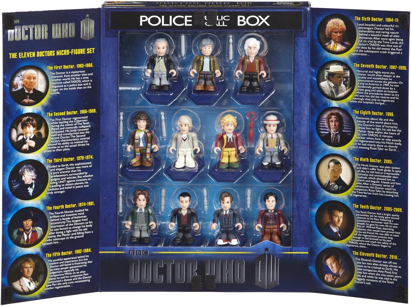 Doctor Who Character Building The Eleven Doctors Micro Figure ...