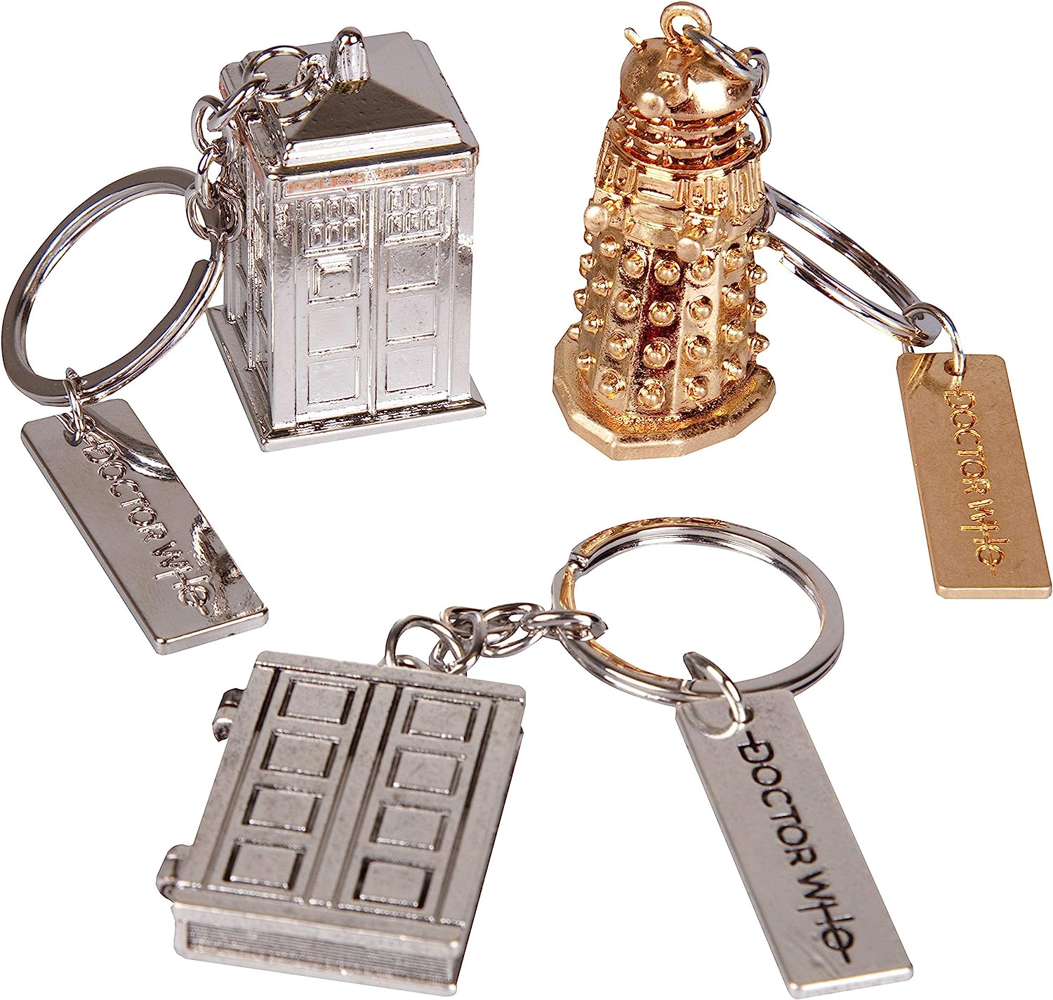 Doctor Who Key Ring Chain Mystery Blind Box Bundle of Six - Serving Who ...