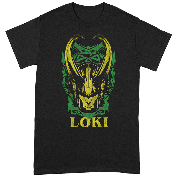 Marvel: Loki 'Helmet' Black Adult T-Shirts - Serving Who fans and ...