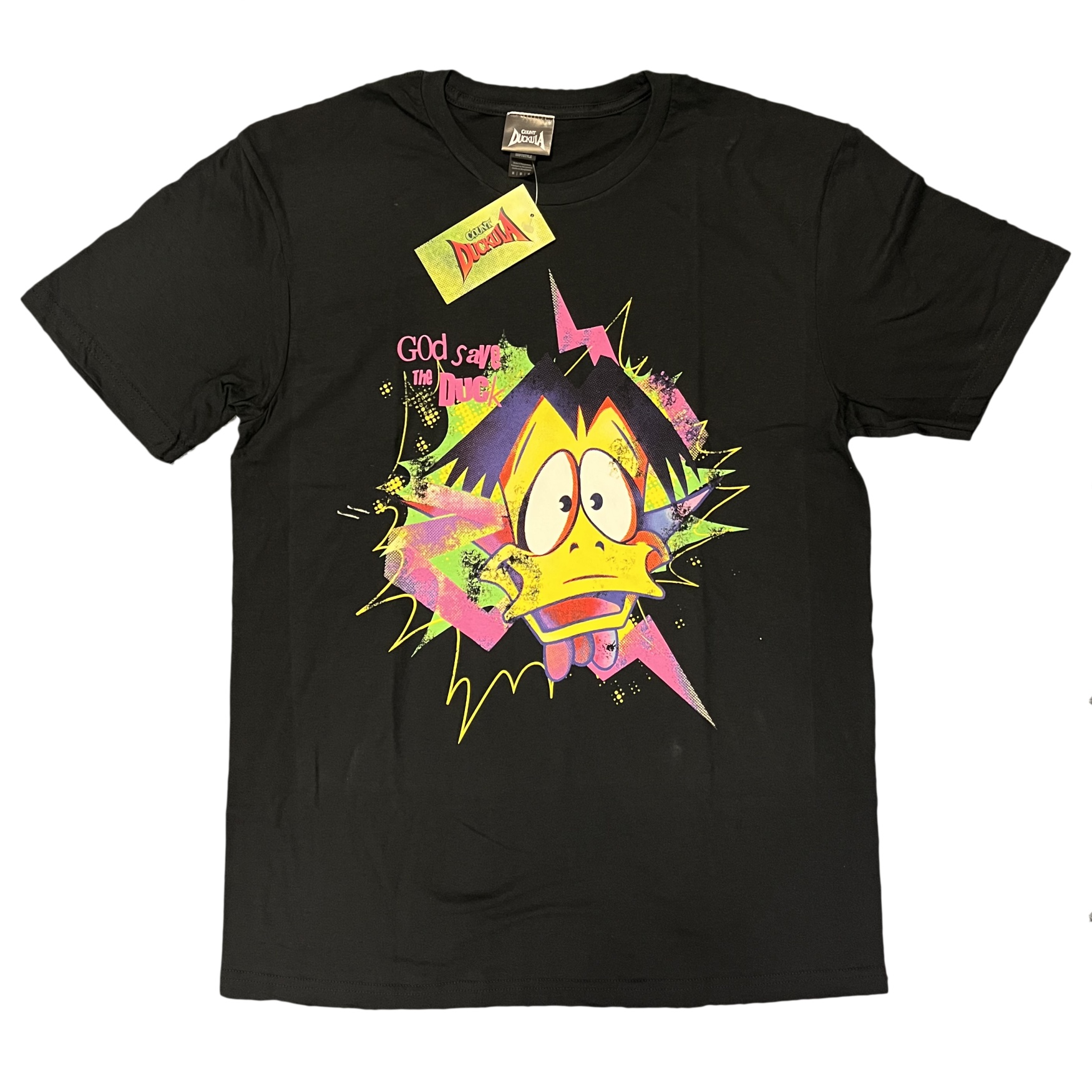 Count Duckula 'Punk Duckula' Black Adult T-Shirts - Serving Who fans ...