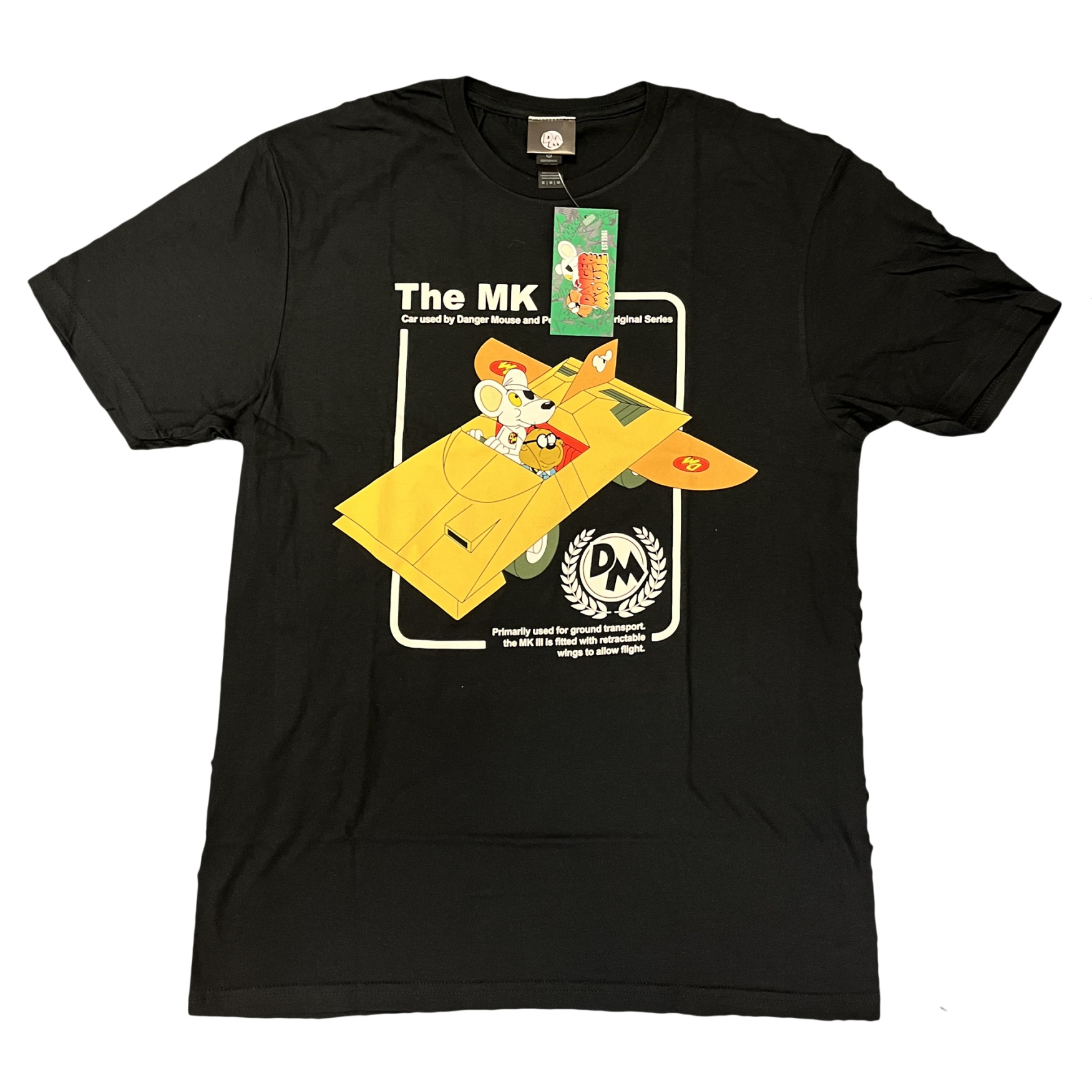 Danger Mouse 'MkIII Car Manual' Black Adult T-Shirts - Serving Who fans ...