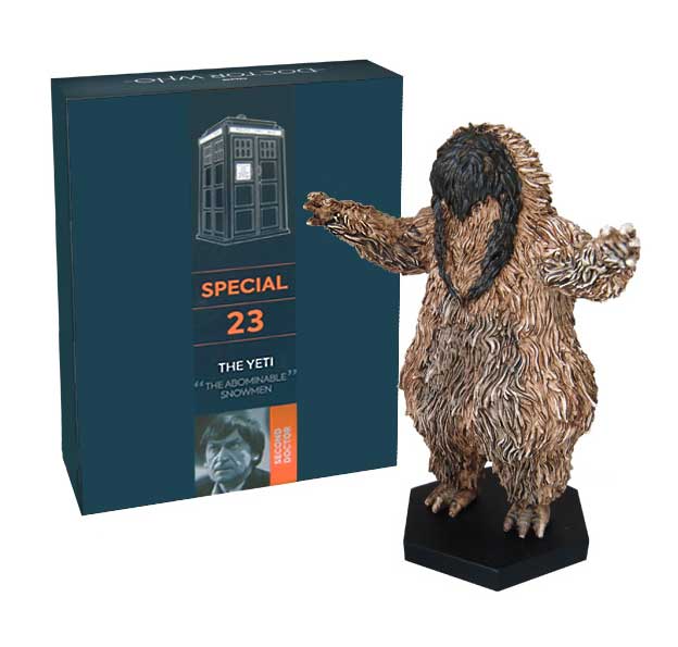 Doctor Who Figure Yeti from The Abominable Snowman Eaglemoss Boxed ...