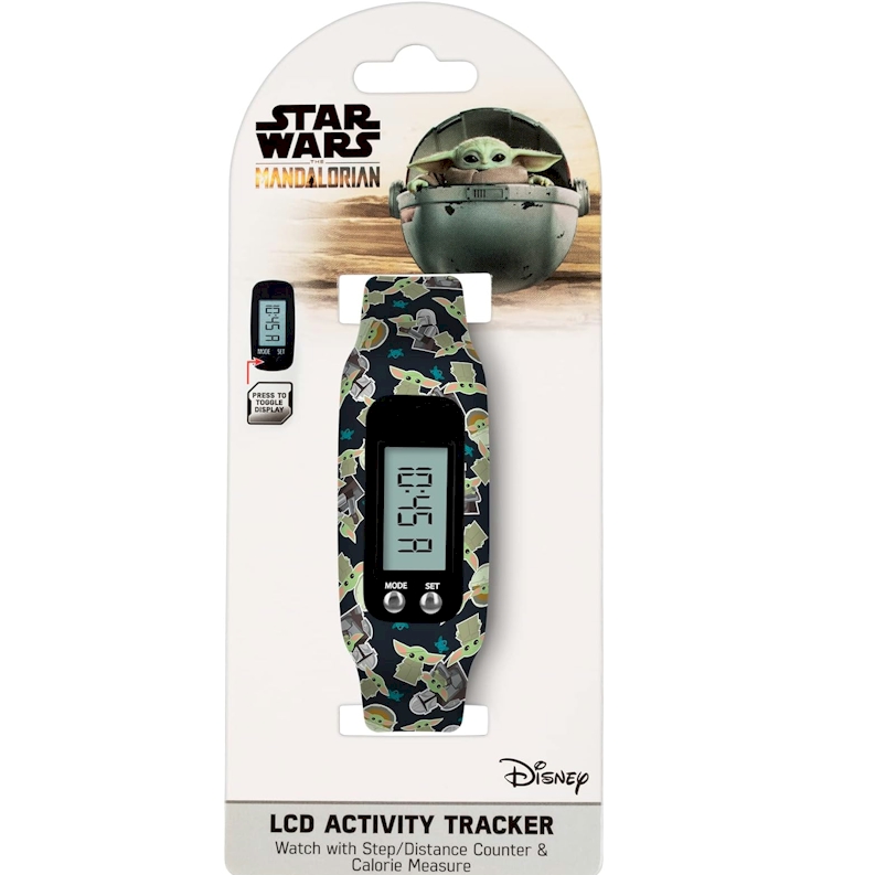 Star Wars The Mandalorian Grogu LED Activity Tracker Watch - Serving ...