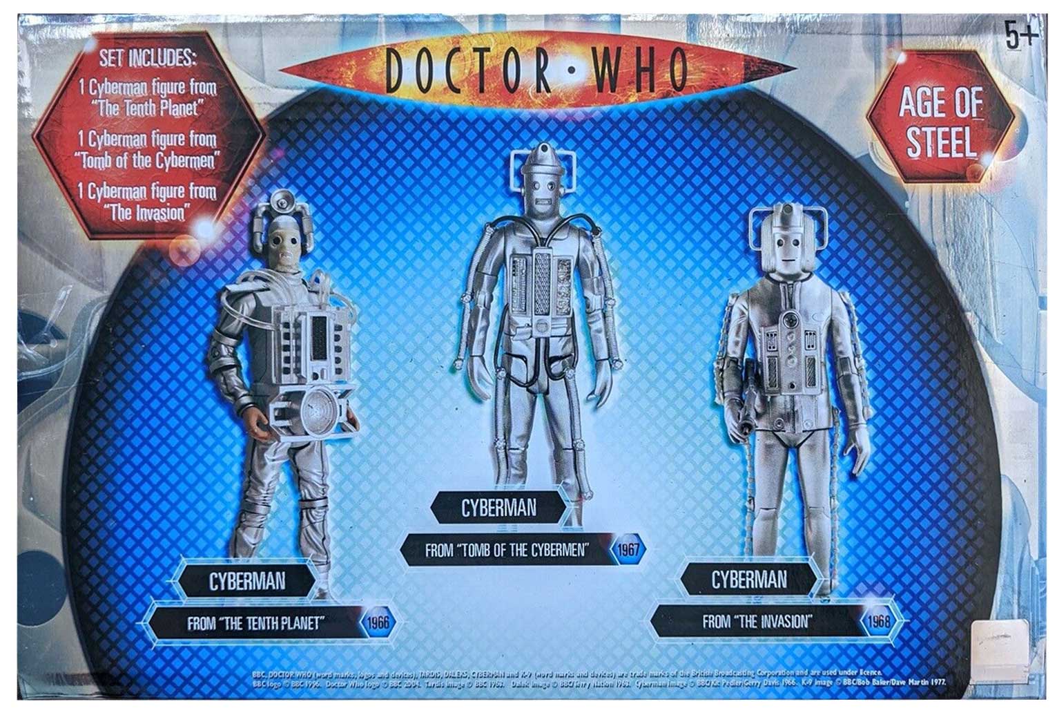 Rare Doctor Who Age of Steel Exclusive Cyberman Collectors Figure Set ...