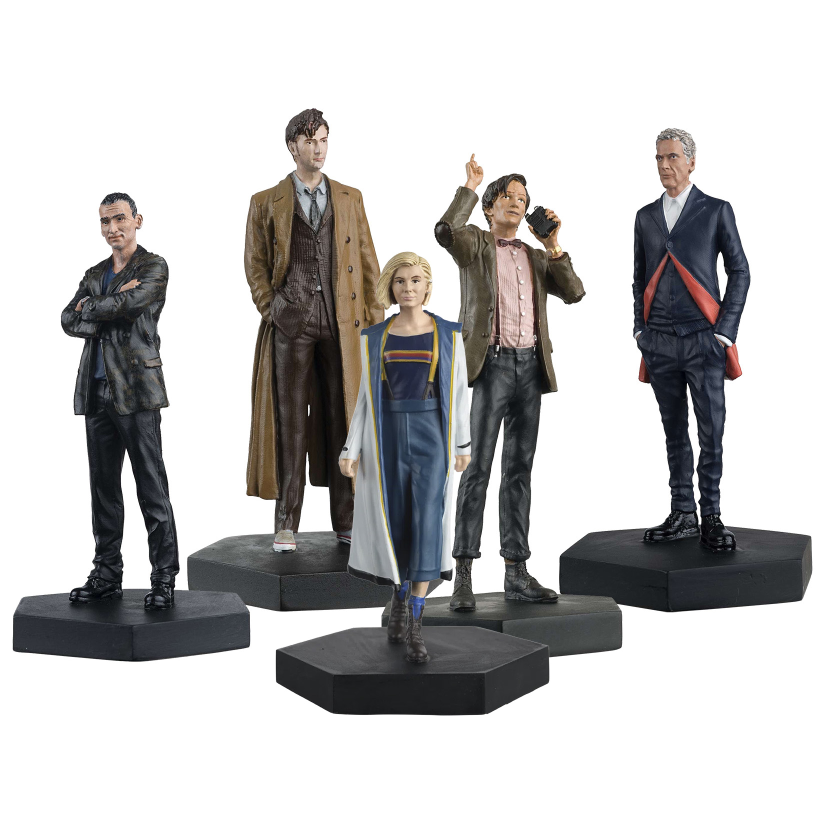 Doctor Who Eaglemoss Figure Boxset The Doctors Ninth to Thirteenth ...