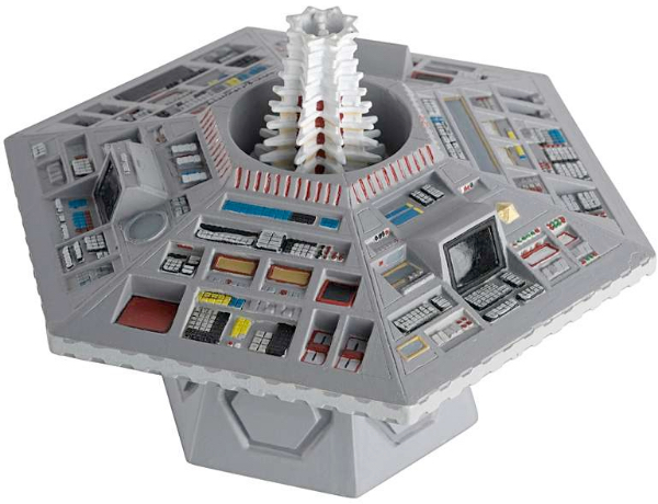 Doctor Who Tardis Console Model Five Doctors Version Eaglemoss Boxed ...