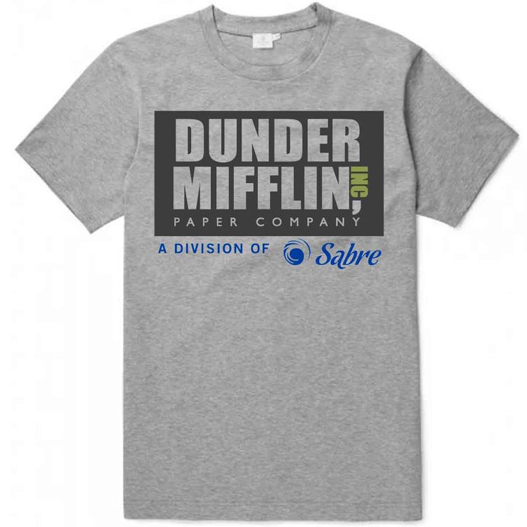 The Office 'Dunker Mufflin' Grey Marl Adult T-Shirts - Serving Who fans ...