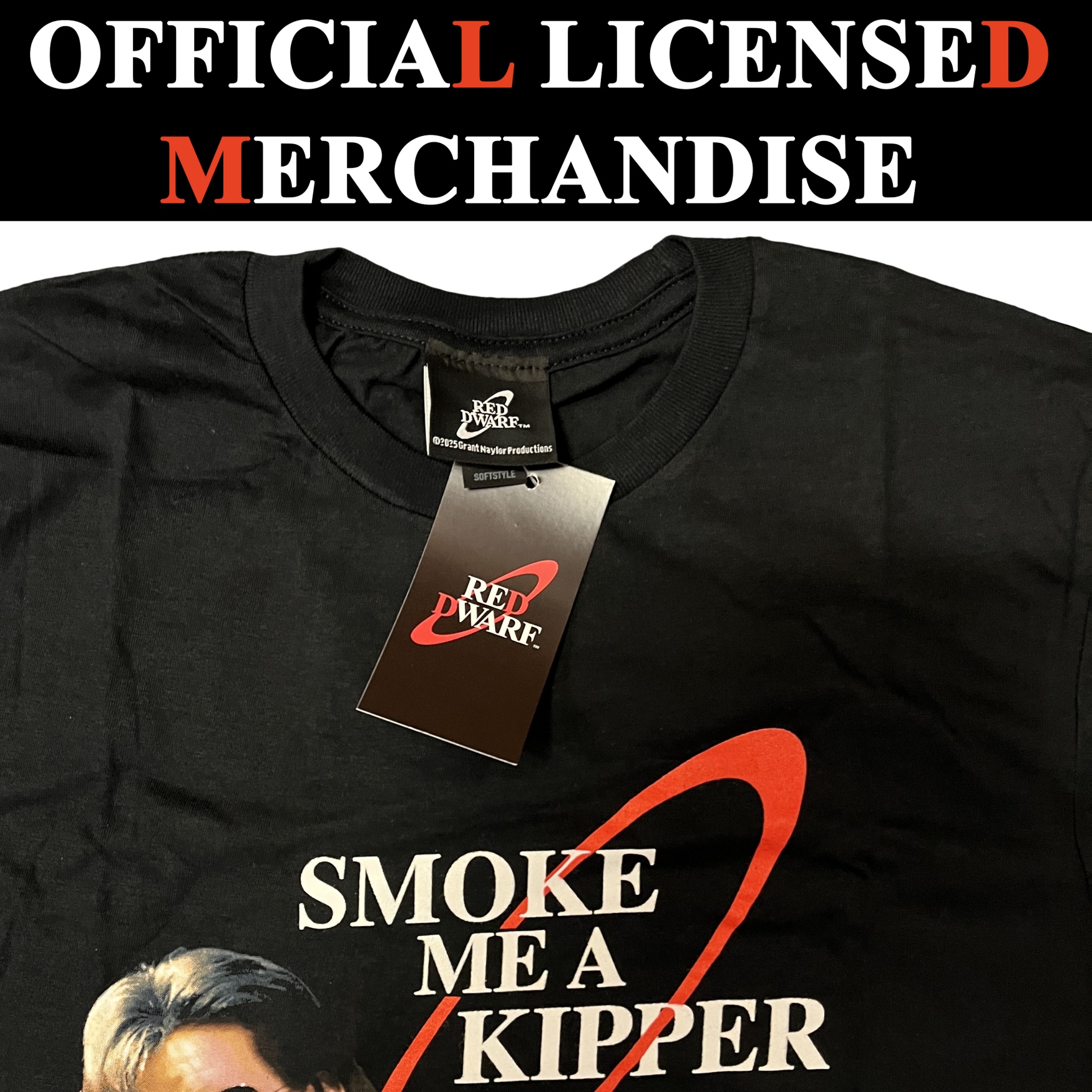 Red Dwarf 'Smoke Me A Kipper' Black Adult T-Shirts - Serving Who fans ...