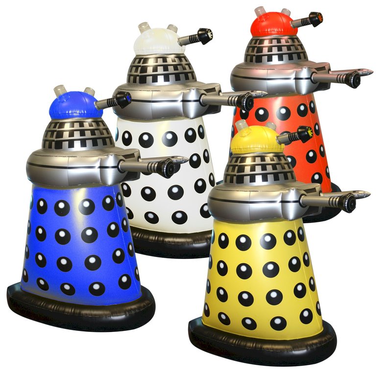 Doctor Who Inflatable Dalek - Low stock of the White version available ...