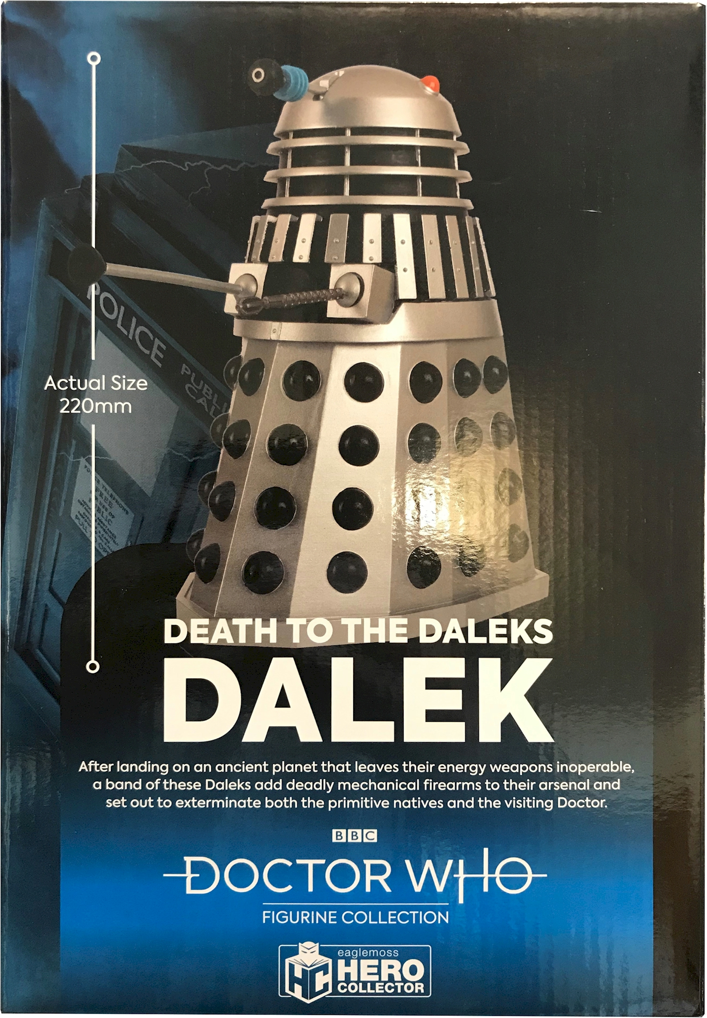 Doctor Who Eaglemoss MEGA Death to the Daleks Death Dalek Figure #11 ...