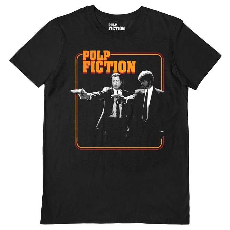 Pulp Fiction 'Guns' Black Adult T-Shirts - Serving Who fans and ...