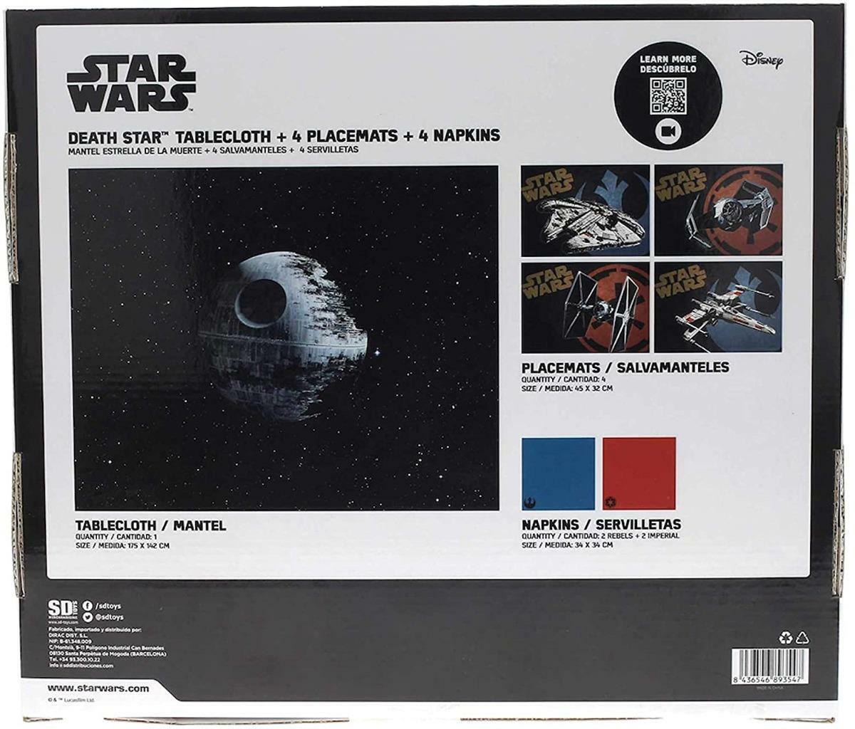 Star Wars Death Star Tablecloth Napkins & Placemats - Serving Who fans ...