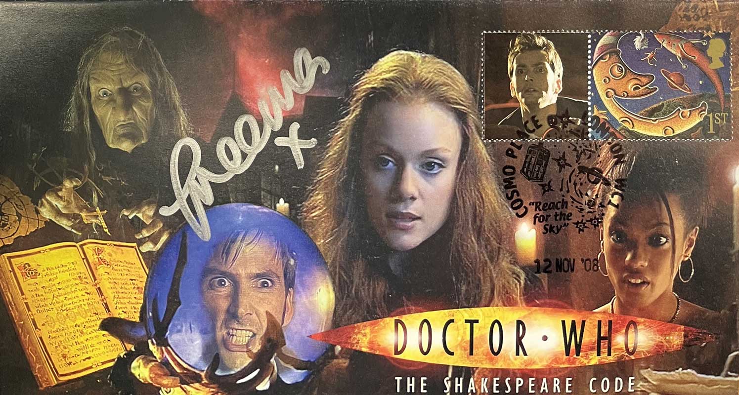 Doctor Who 2007 Series 3 Episode 2 The Shakespeare Code Collectors Stamp Cover Signed FREEMA ...