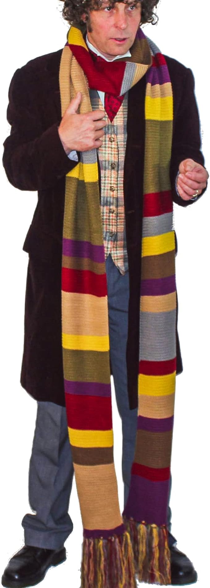 Fourth Doctor Who Scarf Tom Baker Legendary & Practical - Serving Who ...