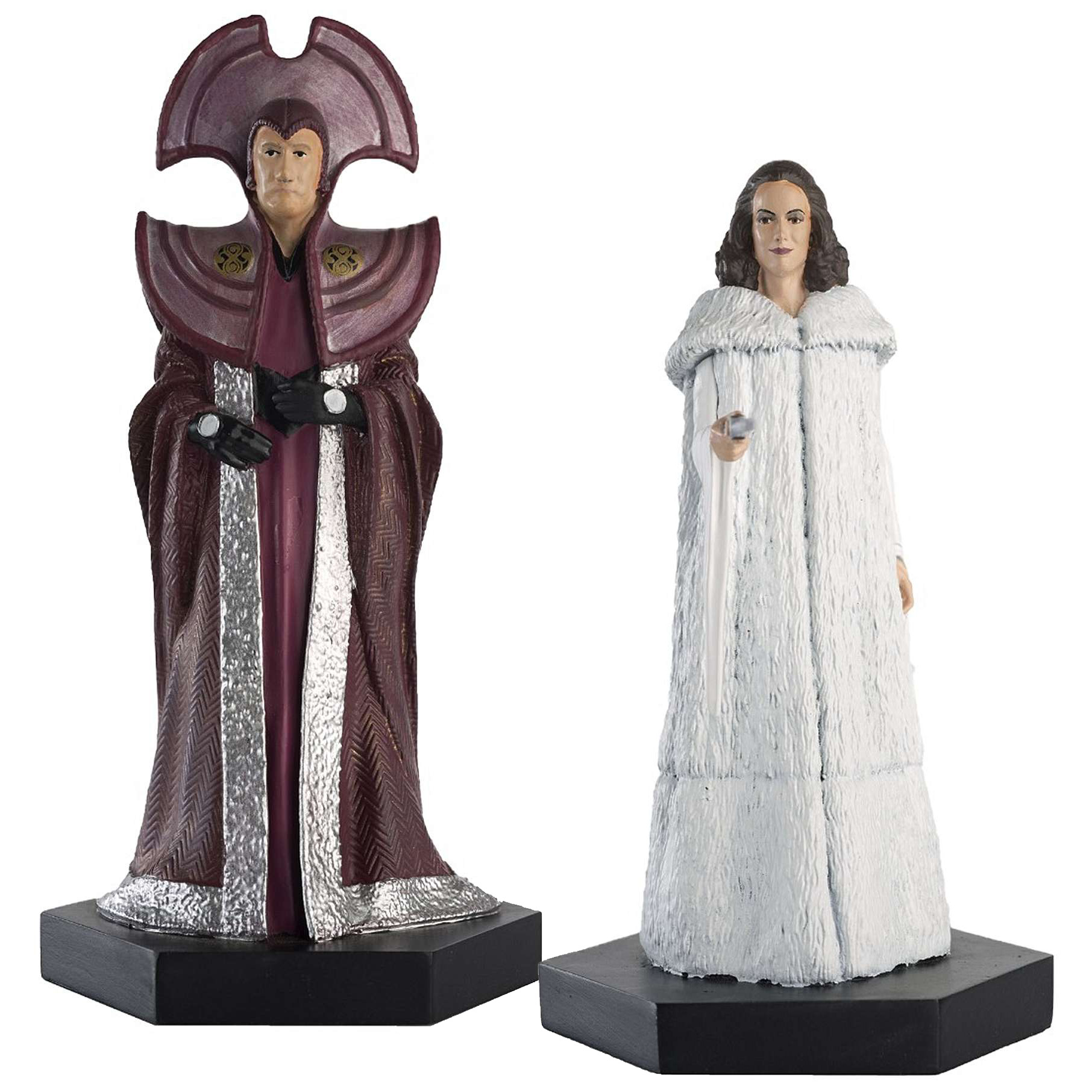 Doctor Who Figure Set Borusa & Romana Eaglemoss Time Lord Box #3 ...