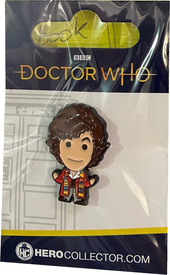 Doctor Who Fourth Doctor Chibi Style Pin Badge - Serving Who fans and ...
