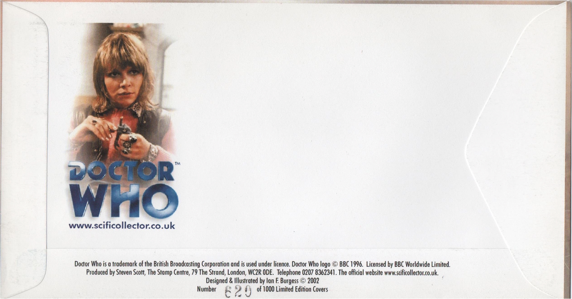 Doctor Who Jo Grant Special Ogron Stamp Cover Signed KATY MANNING ...