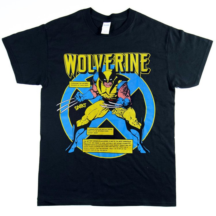 Marvel: Wolverine 'The Mutant' Black Adult T-Shirts - Serving Who fans ...